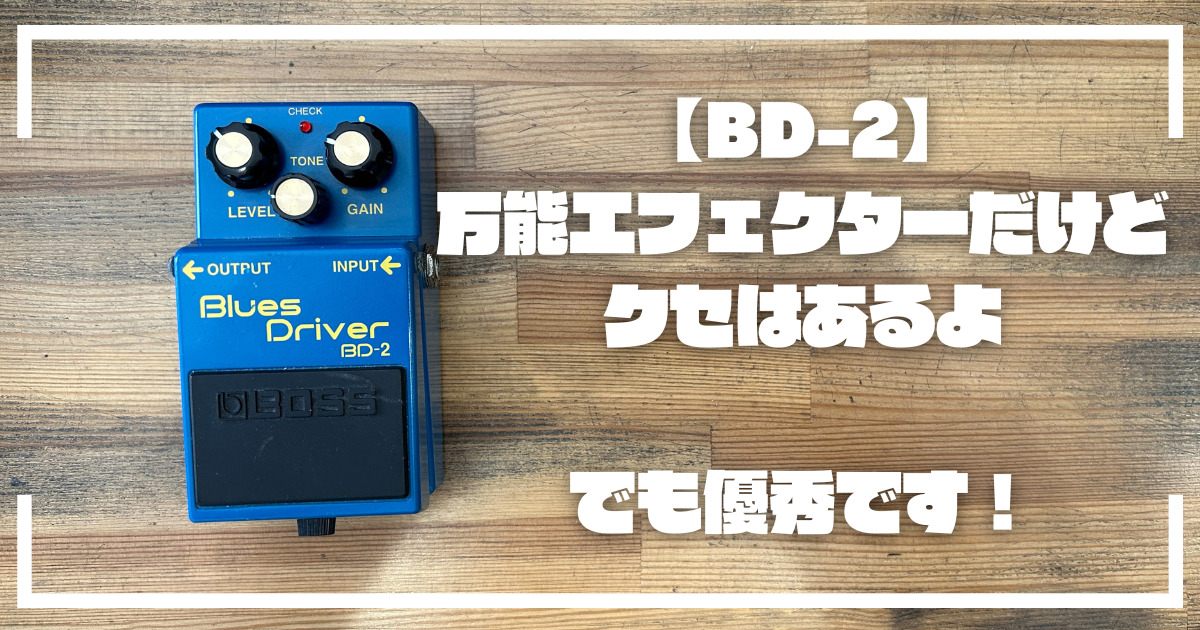 ブルースドライバーを使用してるギタリストは有能すぎる。だって最高だもの。